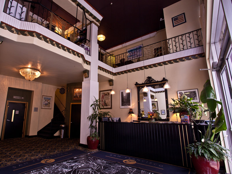 Photos of The Embassy Hotel in San Francisco. Official Website.