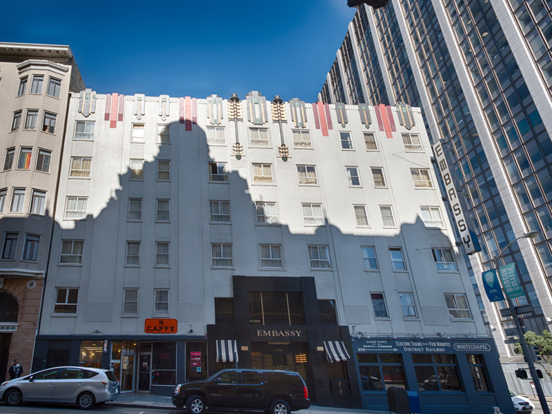 Photos of The Embassy Hotel in San Francisco. Official Website.